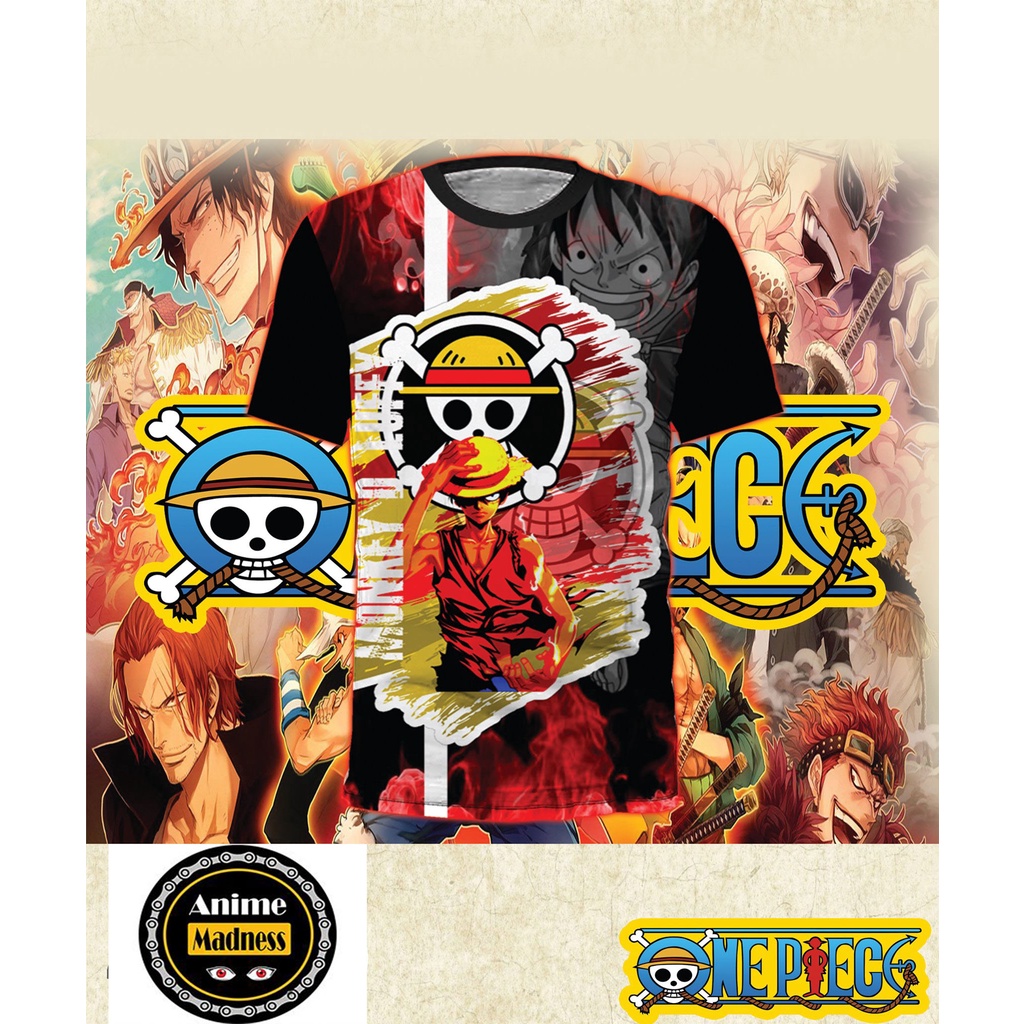 ONE PIECE Sublimation T-shirt version 1 | Shopee Philippines