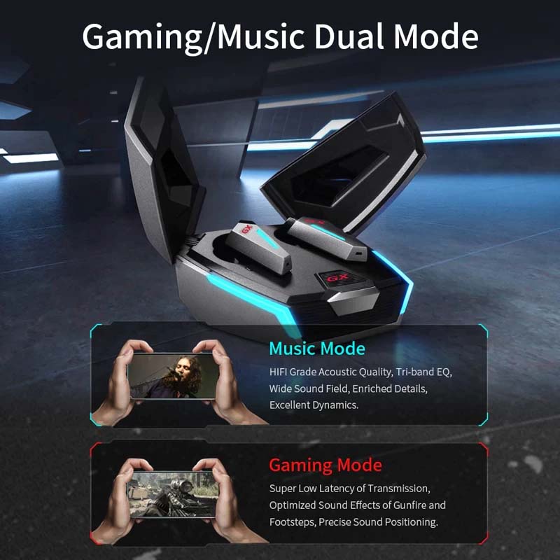 Edifier GX07 True Wireless Gaming Earbuds Gaming Music Dual Mode Noise ...