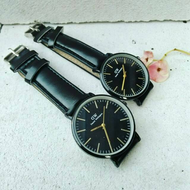 Dw Couple Dwsr005 Full Black Watch | Shopee Philippines