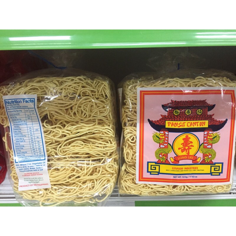 Pansit Canton Long life 150g | 500grams | Shopee Philippines