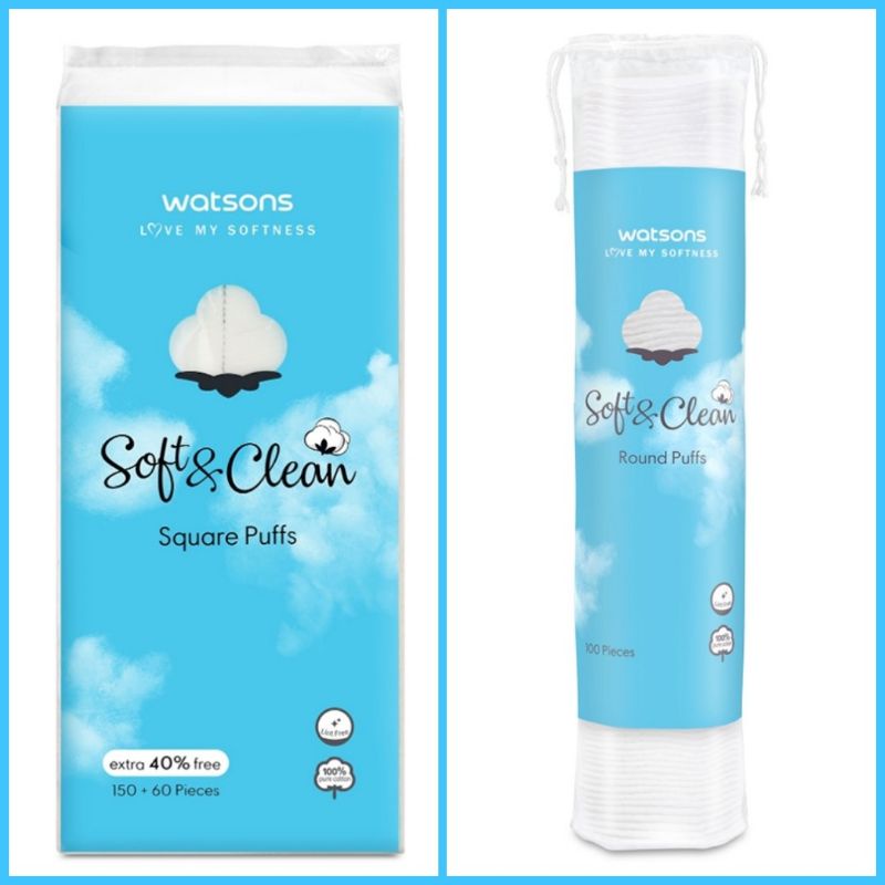 Watsons Soft Clean Cotton Pad Shopee Philippines
