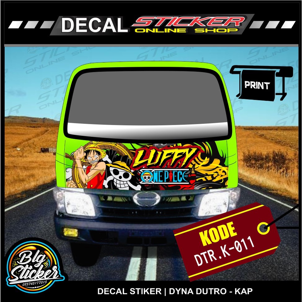 HINO DUTRO TRUCK CAR STICKER TOYOTA DYNA DECAL PRINT COOL CAP ONEPIECE ...