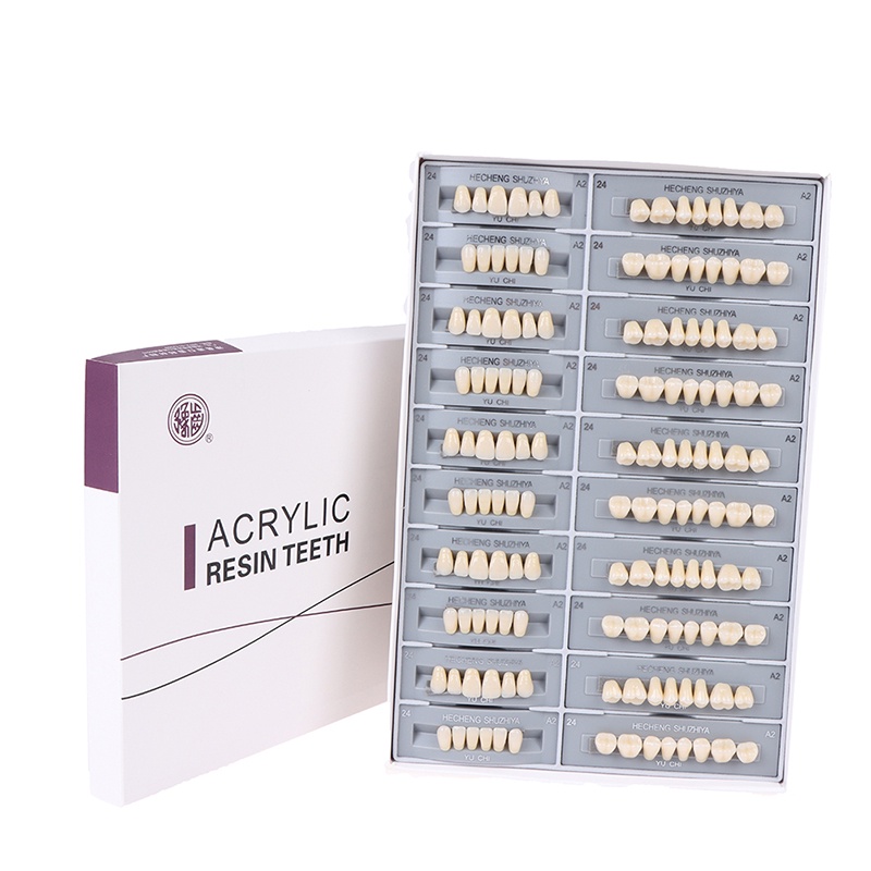 5 Sets / Box Dental Synthetic Polymer Teeth Resin Denture Dental Teeth ...