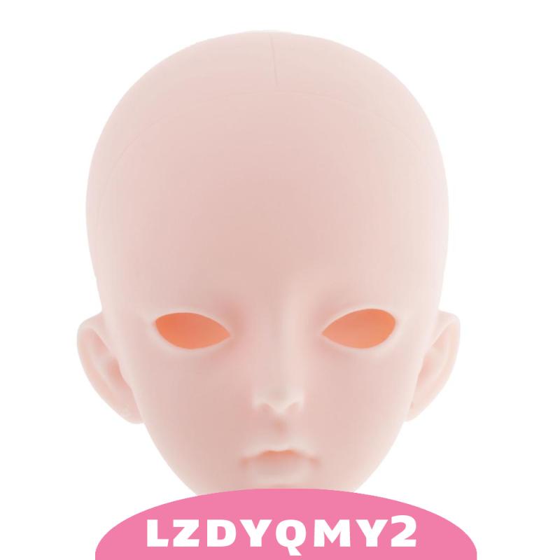 Female Girl Doll Head for 60cm 1/3 BJD Doll Body Parts DIY Accs ...
