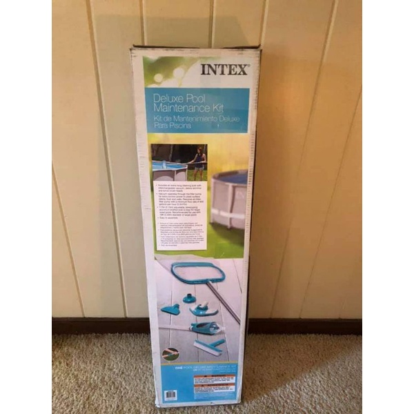 INTEX Deluxe Pool Maintenance Kit, AUTHENTIC w/ Telescoping Shaft and ...