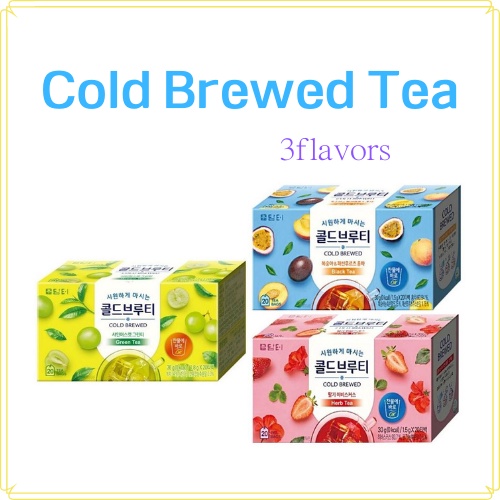 Damtuh Coldbrew Tea 20T 3Flavors 0Kal Shine Musket Green Tea Strawberry ...