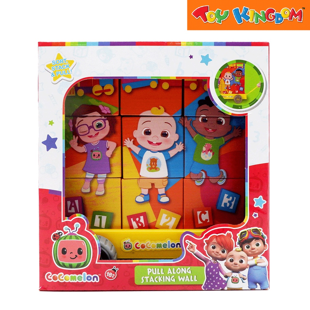 Cocomelon Pull-Along Stacking Wall | Shopee Philippines