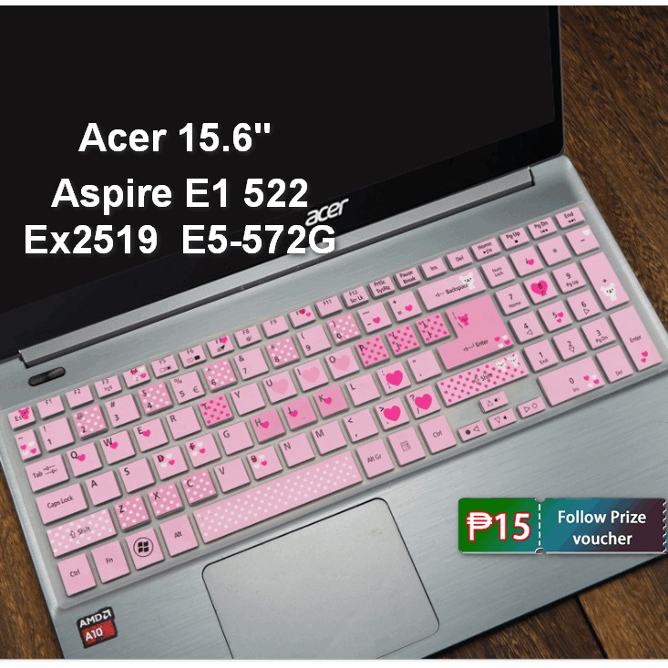 Keyboard Cover Acer Ex2519 E5-572G E1 522 15.6 inch Laptop Soft ...