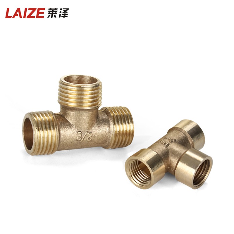 Brass Pipe Fitting Water Oil Gas Coupler Connector Adapter Male Female ...