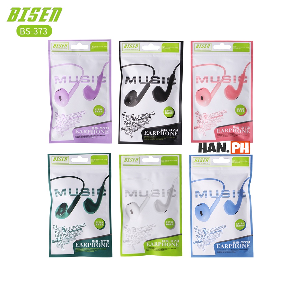 Bisen BS373 Universal Hi-Fi Earphone Mic with Storage Box Universal In ...