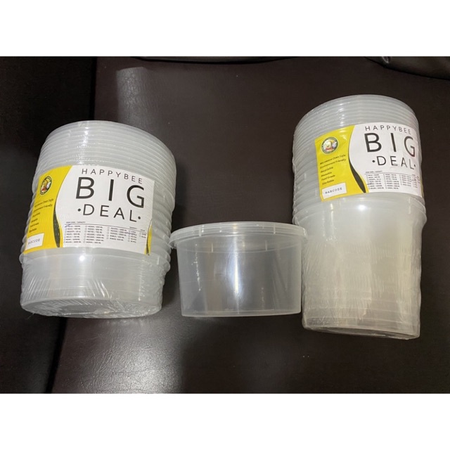 Microwaveable Tupperware Food Plastic Container Round RO10 / RO16 ...