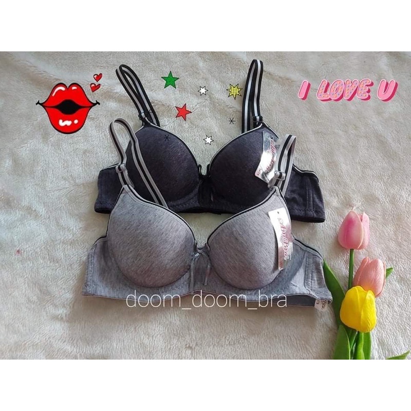 Ambra label work has a thin bubble frame, small breast, cup A | Shopee ...