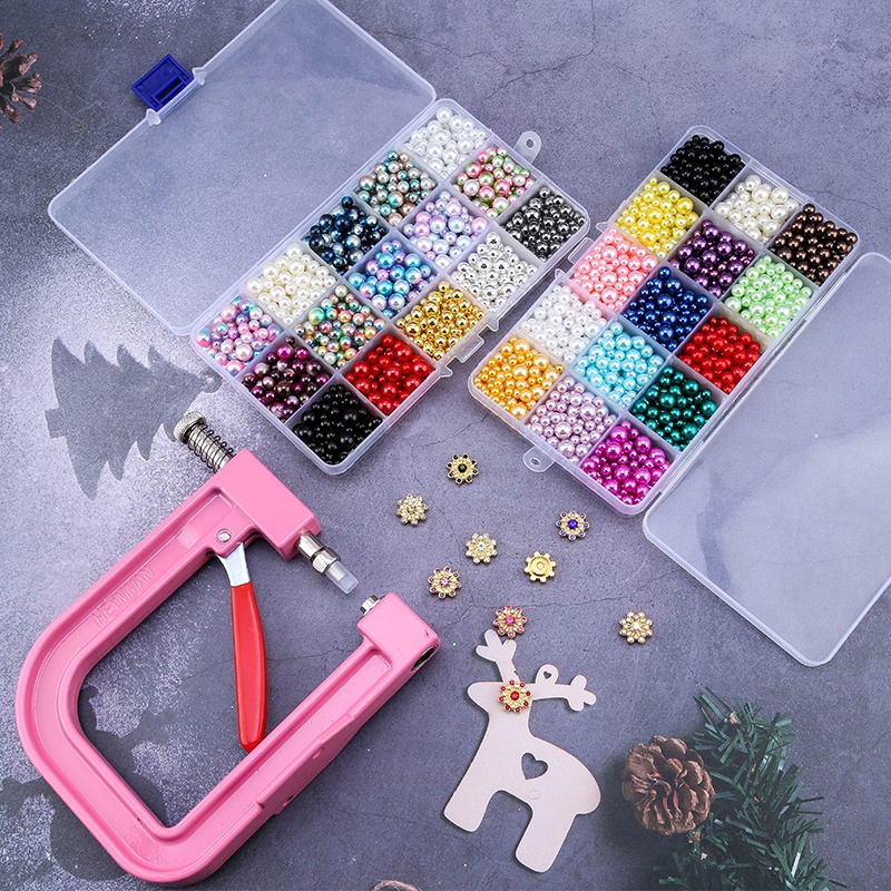Pearl Setting Machine and Hand Press Pearl Setting Tools Beads Rivet ...