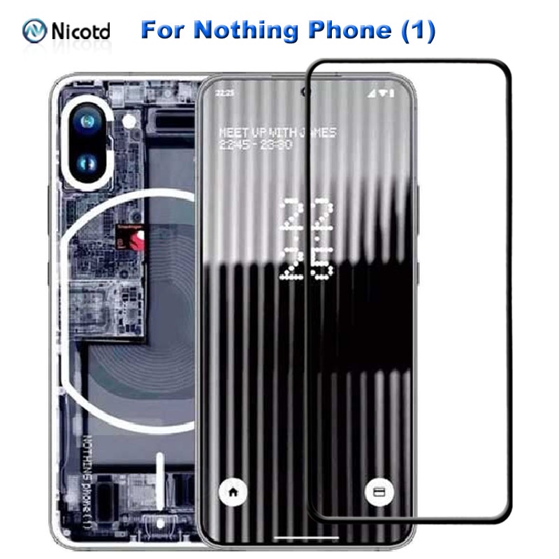9H Full Cover Tempered Glass For Nothing Phone (1) Full Glue Screen ...