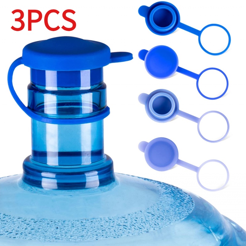 3Pcs Drinking Water Bottle Plug Screw on Cap Replacement Anti Splash ...