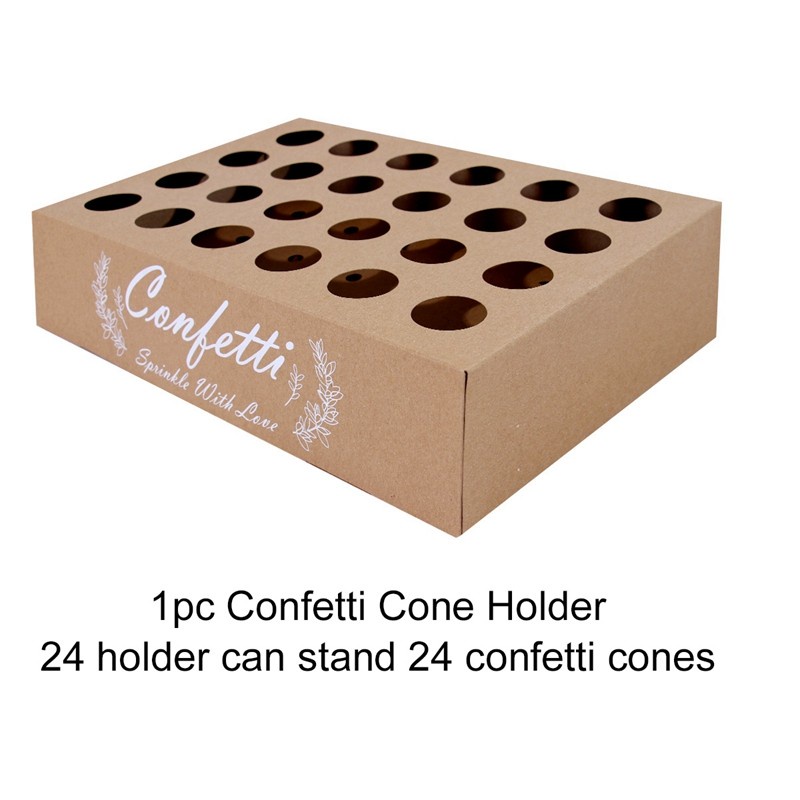 Wedding Confetti Cones Flower Wedding Decorative Tray Wedding Cones ...