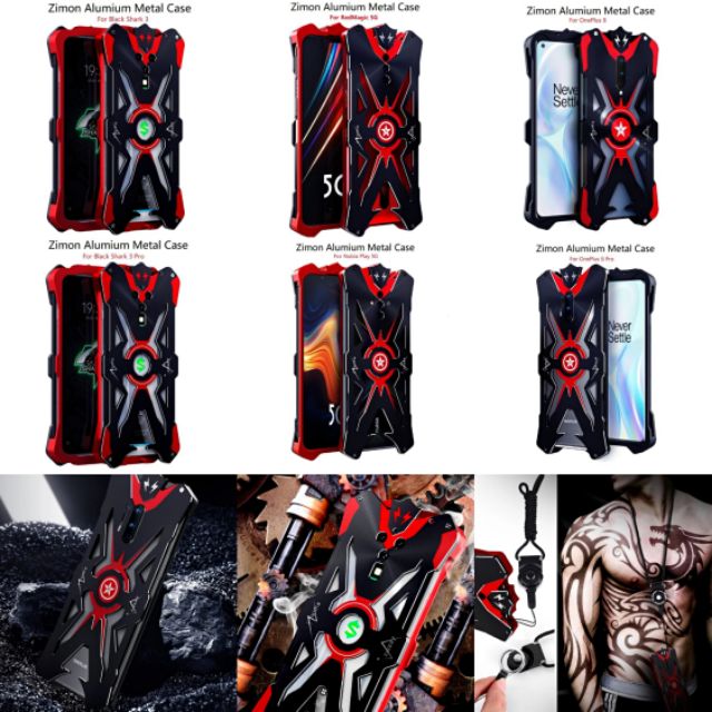 Red Magic 5G Black Shark 3 Pro SIMON ZIMON Metal Case | Shopee Philippines