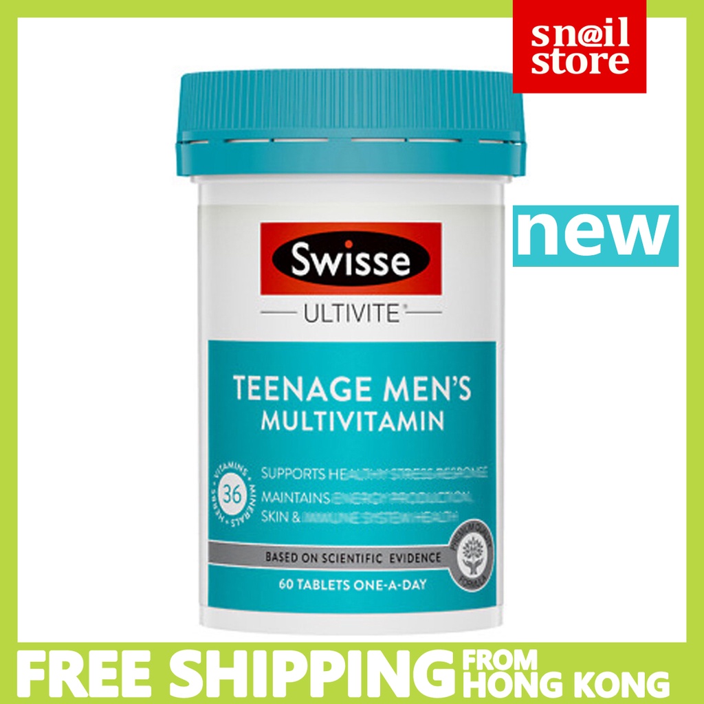 Swisse Ultivite Men's Teenage Multivitamin - 60 Tablets (EXP 2026) | Shopee Philippines