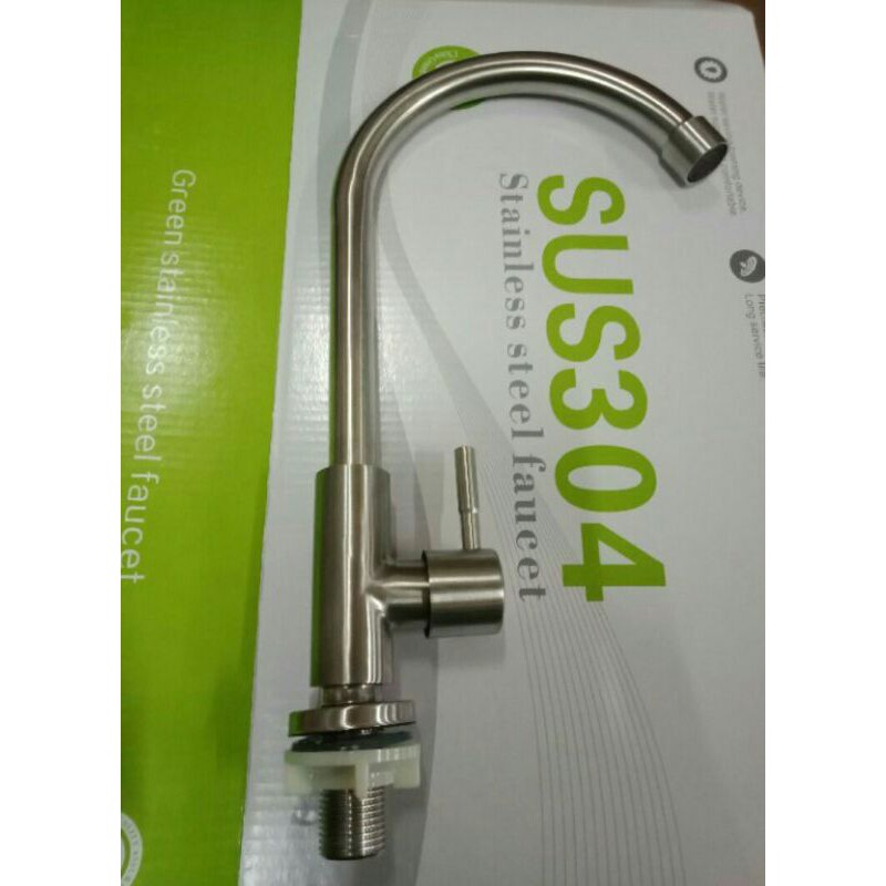SUS 304 stainless steel table sink faucet / Pipe faucet / SUS 304 ...