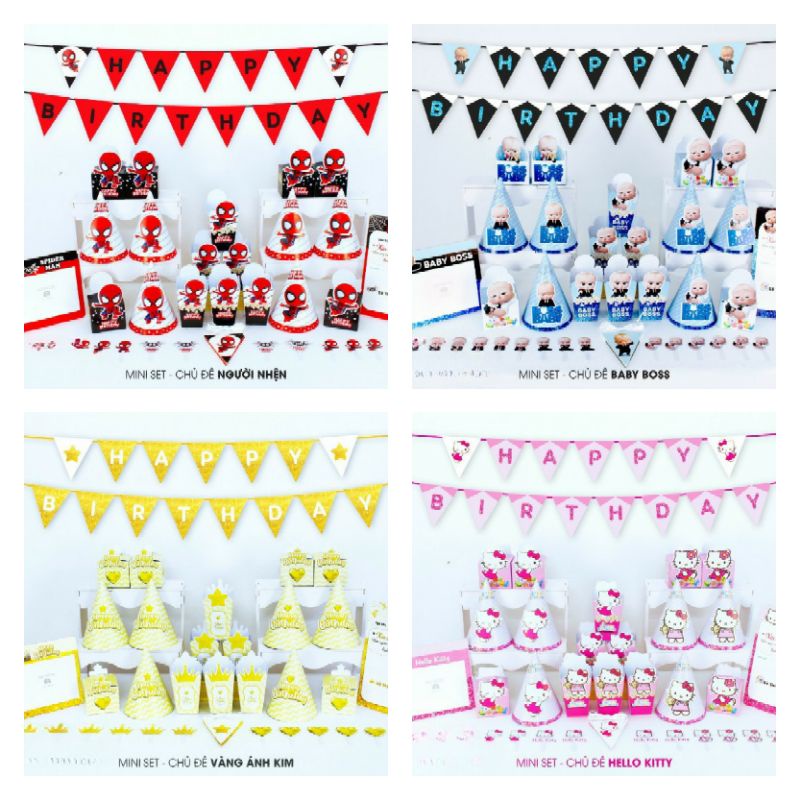 Chibi Birthday Party Table Decoration Set | Shopee Philippines