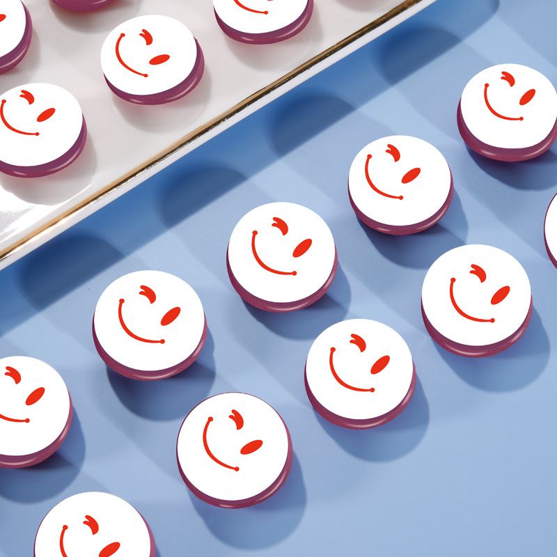 Smile Candy Emoticon Candy Fruit Flavor Mixed Crystal Pressed Slices ...