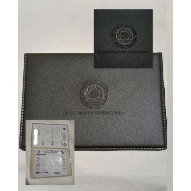 OLD LTO OR CR HOLDER (GORDON MATERIAL/ LEATHER TYPE/EMBOSSED LOGO ...