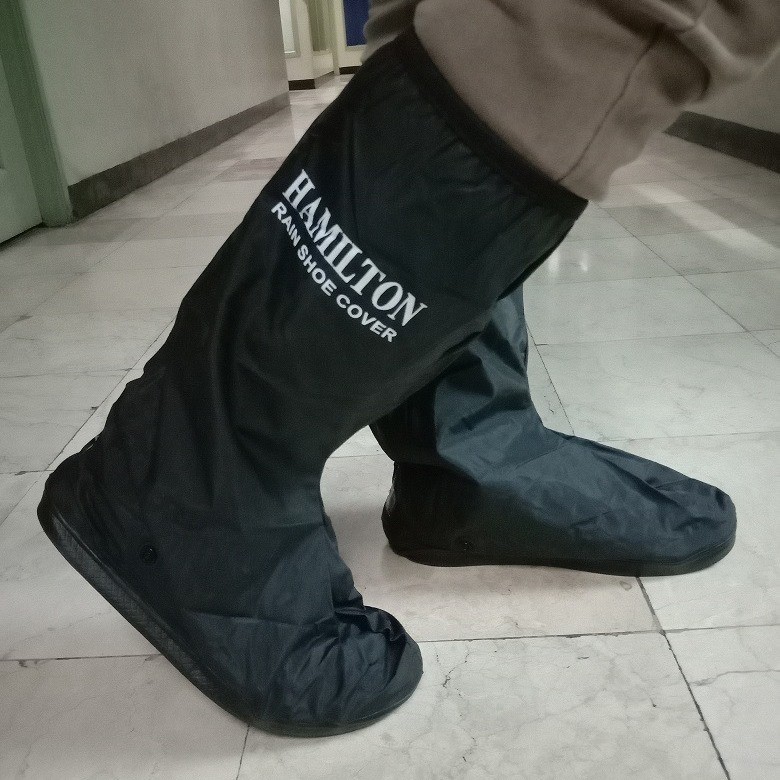 Waterproof Flood Proof HAMILTON Foldable Rain Shoe Cover rain boots for ...