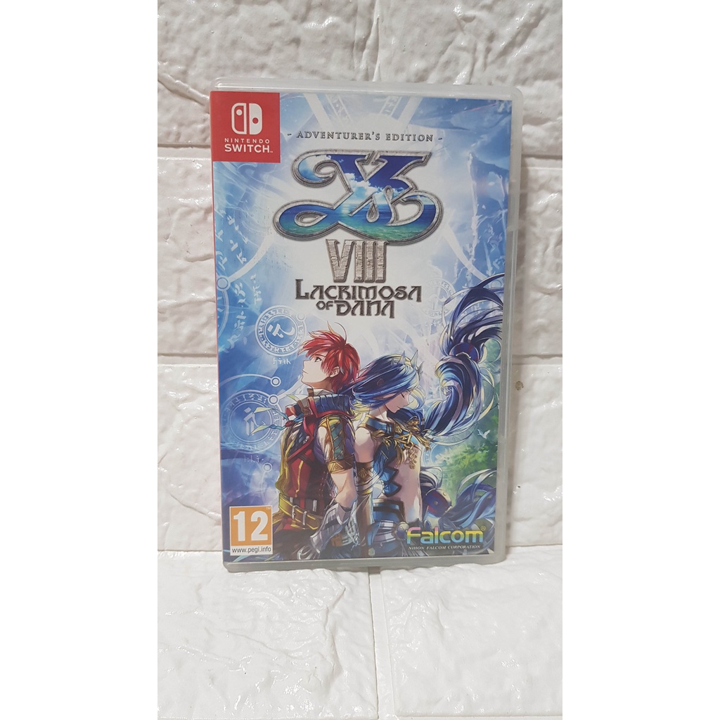Ys 8 Lacrimosa of Dana Nintendo Switch Game EU (Opened/Used) | Shopee ...