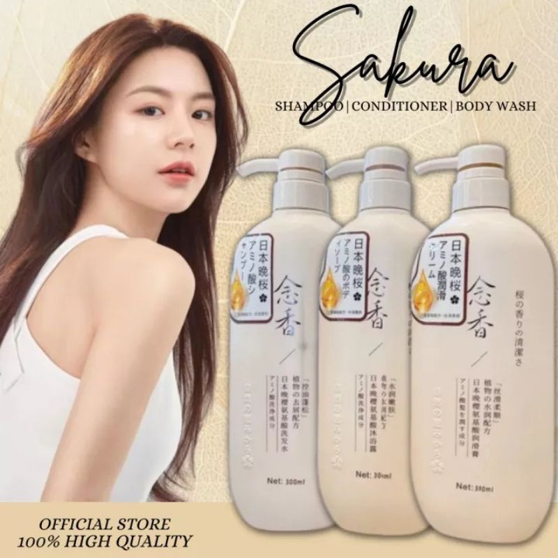 Sakura Shampoo Japanes Sakura Japanese Shampoo Conditioner Original Set ...