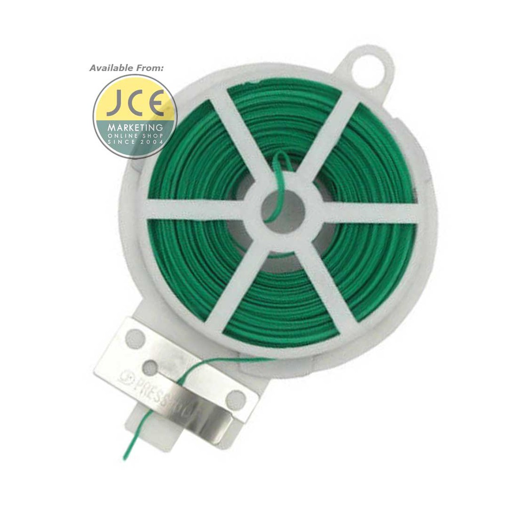 50M PLASTIC PACKAGING TWIST TIE FASTENER WITH CUTTER | Shopee Philippines