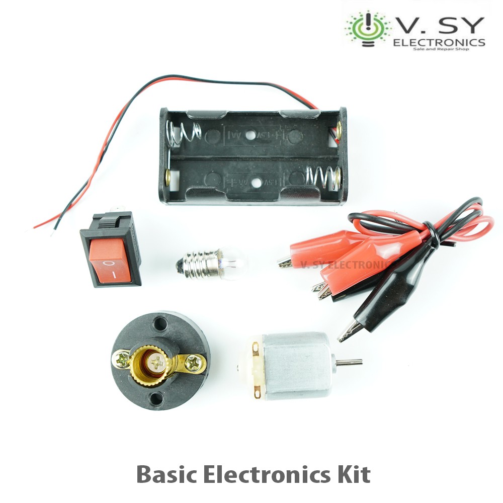DIY Basic Electronics Starter Kit DC Motor and Lights 3V | Shopee ...