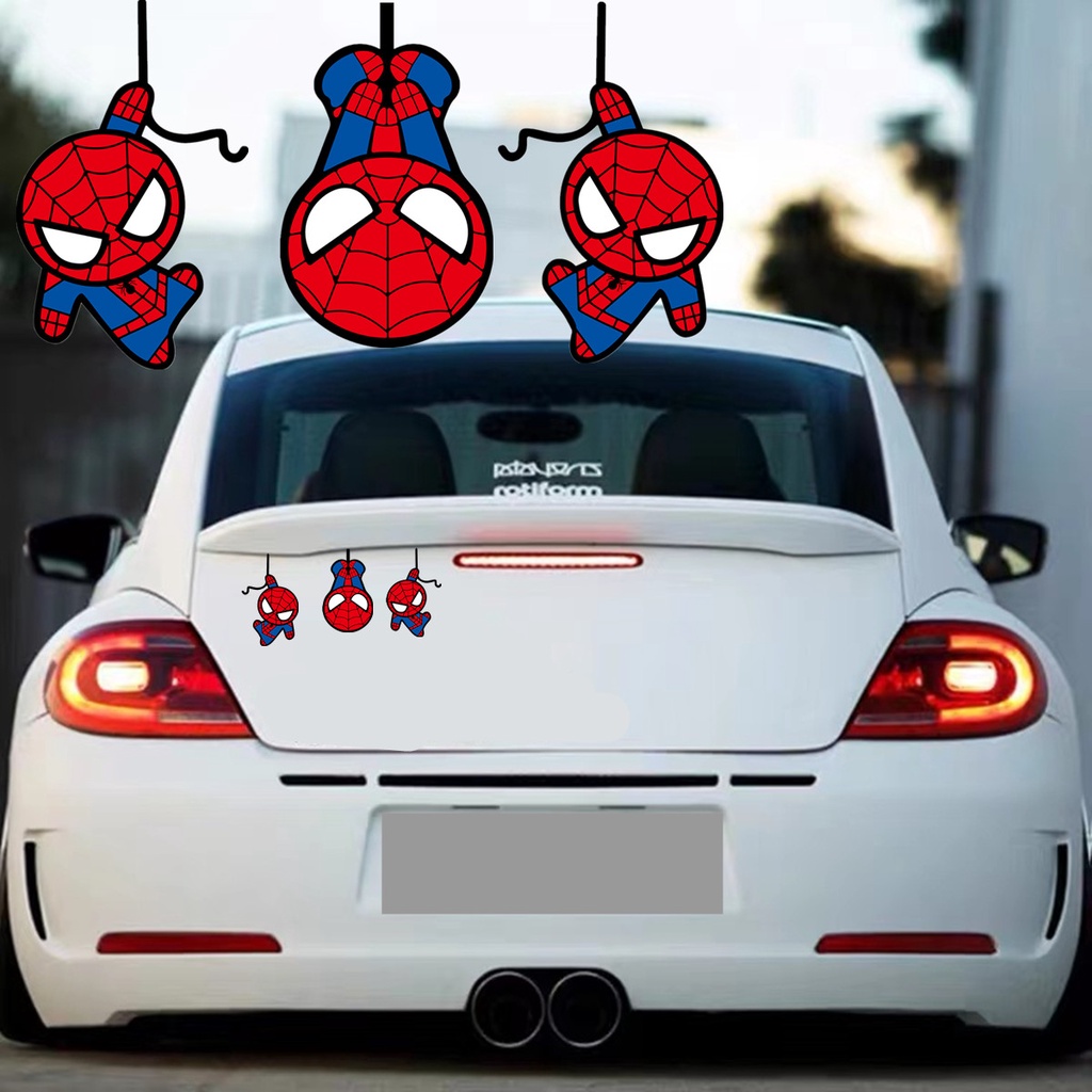 Disney Marvel Spiderman Sticker Car Decal Window Decoration Motorcycle ...