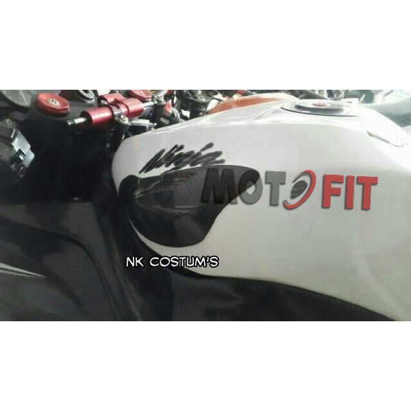 Protector Replica Tank R&G Kawasaki zx6r carbon kevlar Tank cover zx6r ...