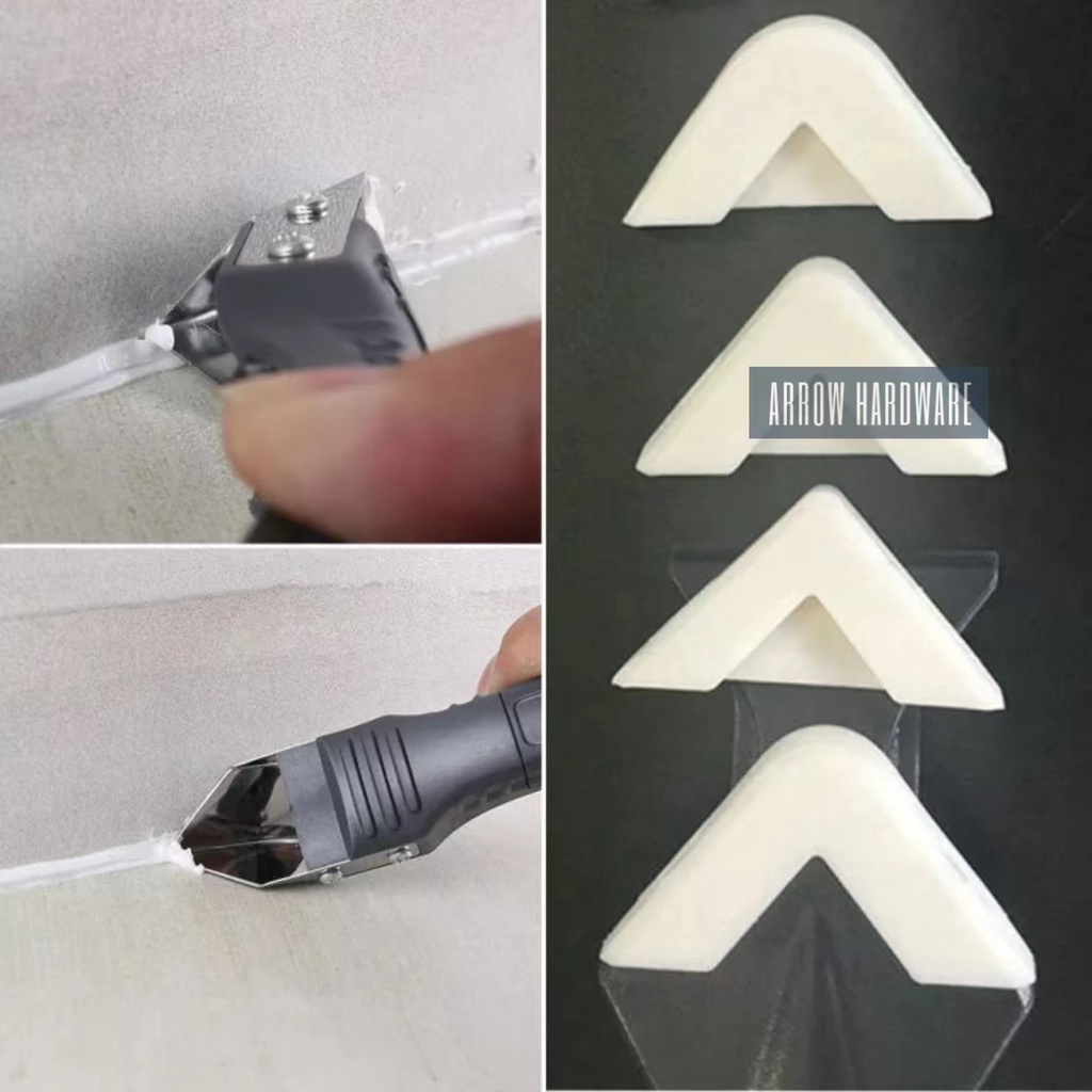 3 In 1 (4x) Silicone Remover Caulk Finisher Sealant Smooth Scraper ...