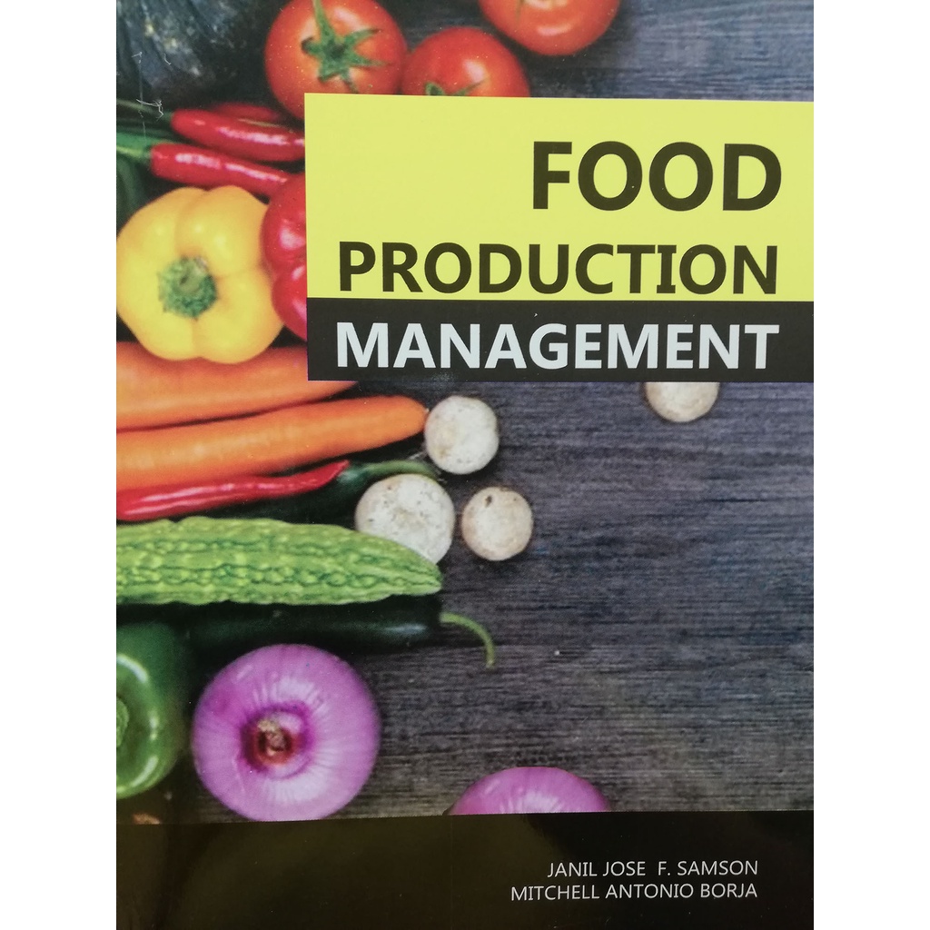 SALE - FOOD PRODUCTION MANAGEMENT - Janil Jose Samson | Mitchell ...