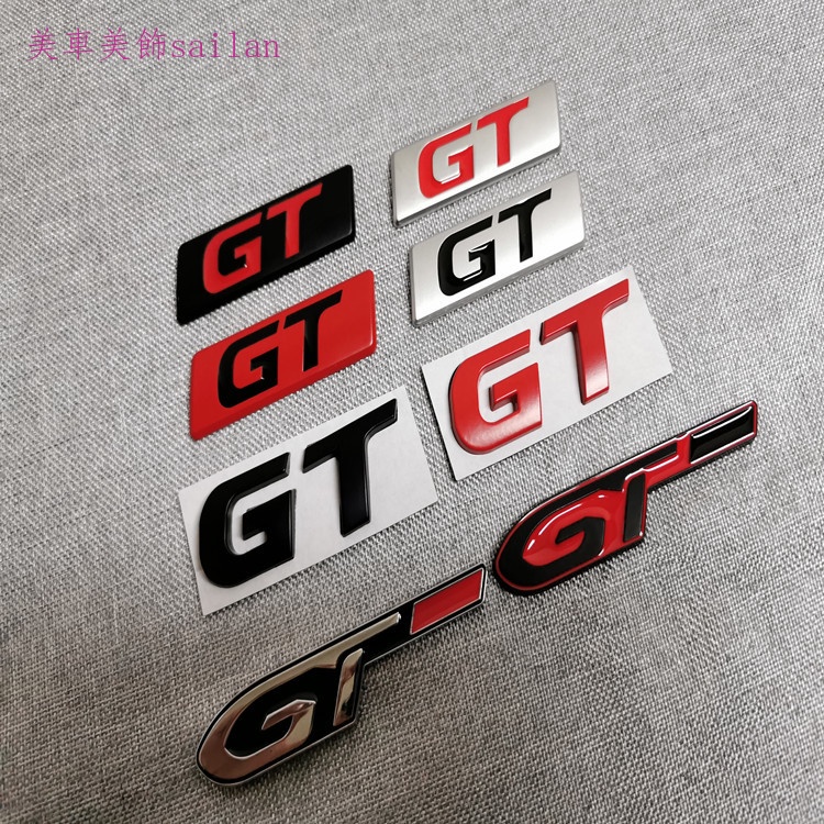 Car GT Label Metal Modified High Performance High Version GT Label ...