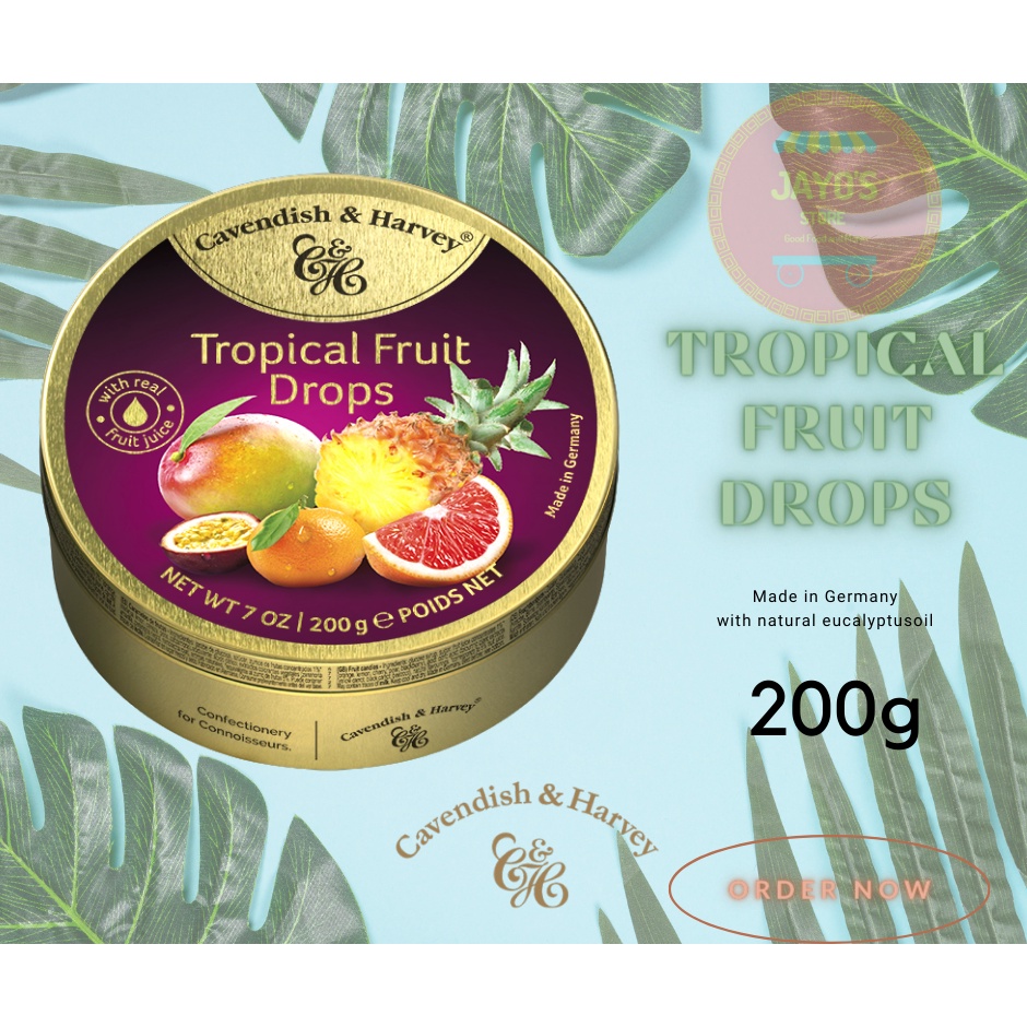 Cavendish & Harvey, Tropical Fruit Drops, 200g | Shopee Philippines