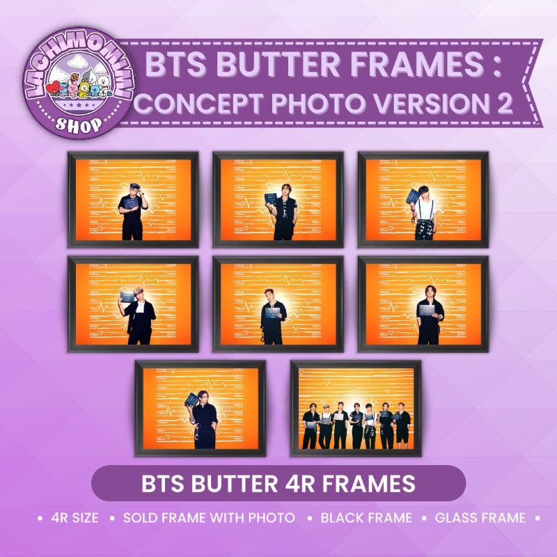 BTS Butter 4R Frames Concept Photo Version 2 | Shopee Philippines