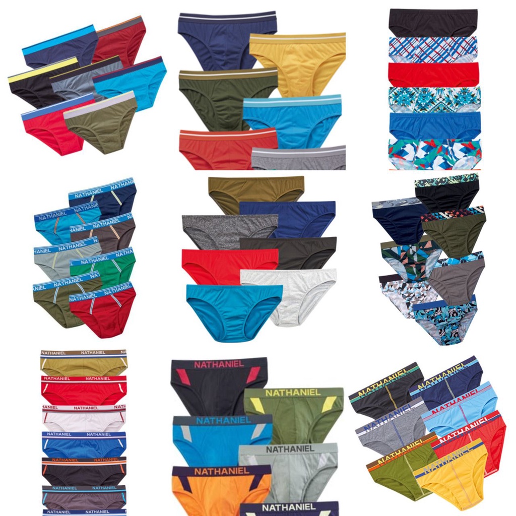 NATASHA - NATHANIEL Men's 7 in 1 Pack Plain and Printed Underwear ...