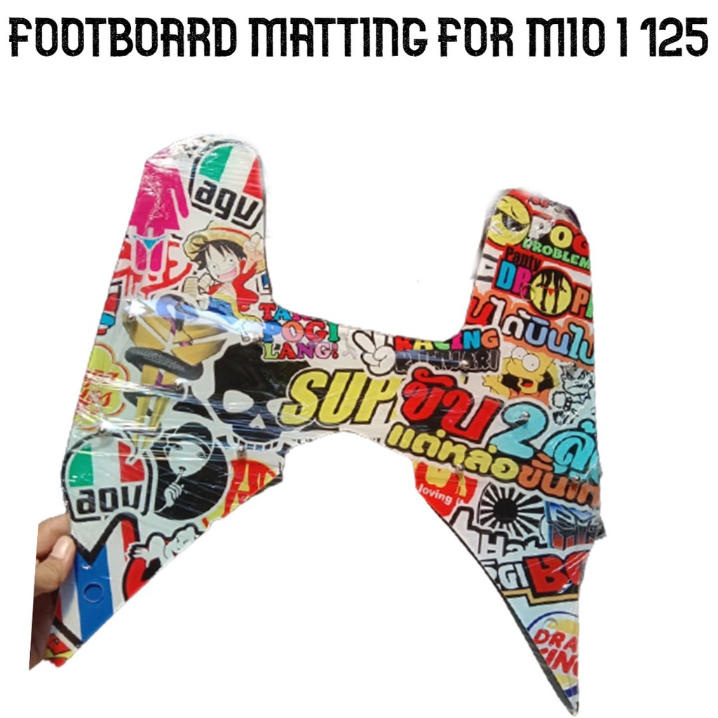 LB FOOT MATTING MIO i 125 Motorcycle Floor Matting Yamaha Mio i 125 Mio ...