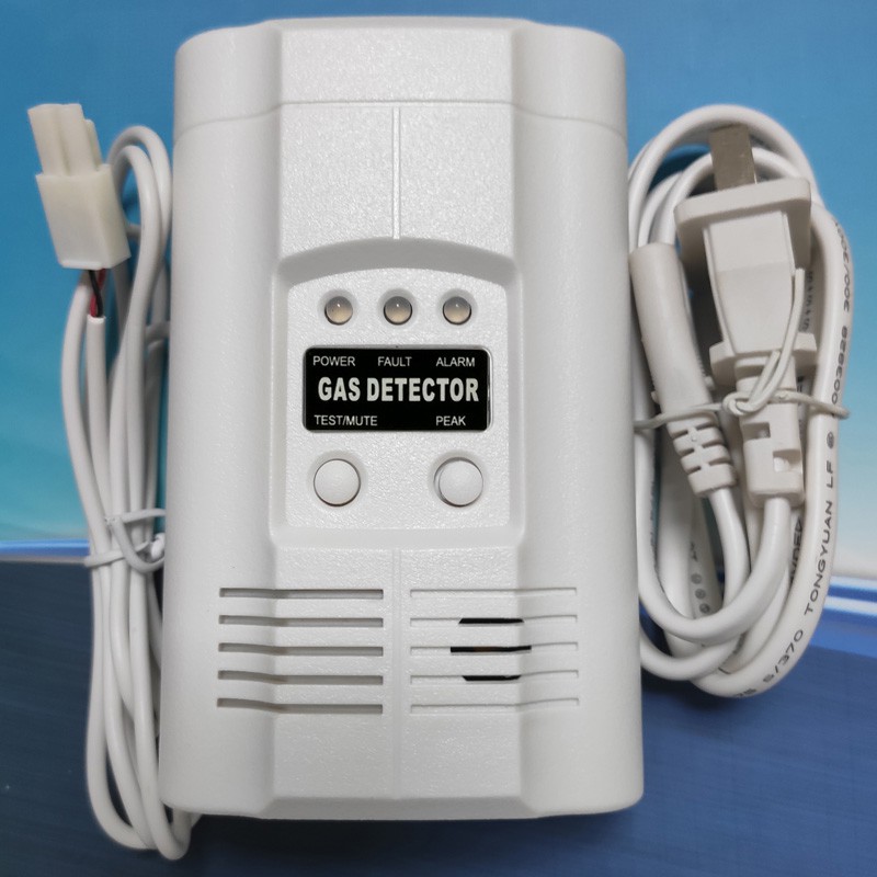 AC Powered DC24V/220V Combustible Gas Alarm with relay output lpg Gas ...