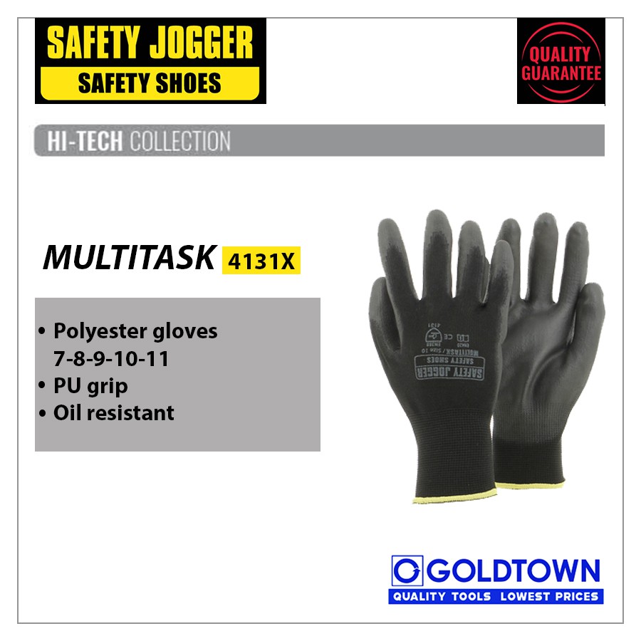 SAFETY JOGGER Multi-task Gloves Polyurethane grip | Shopee Philippines