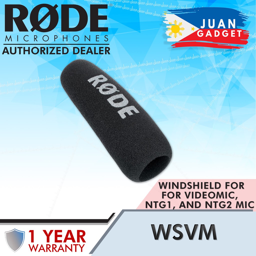 Rode WSVM Shotgun Wind Screen Rode NTG1 NTG2 and VideoMic | Shopee ...