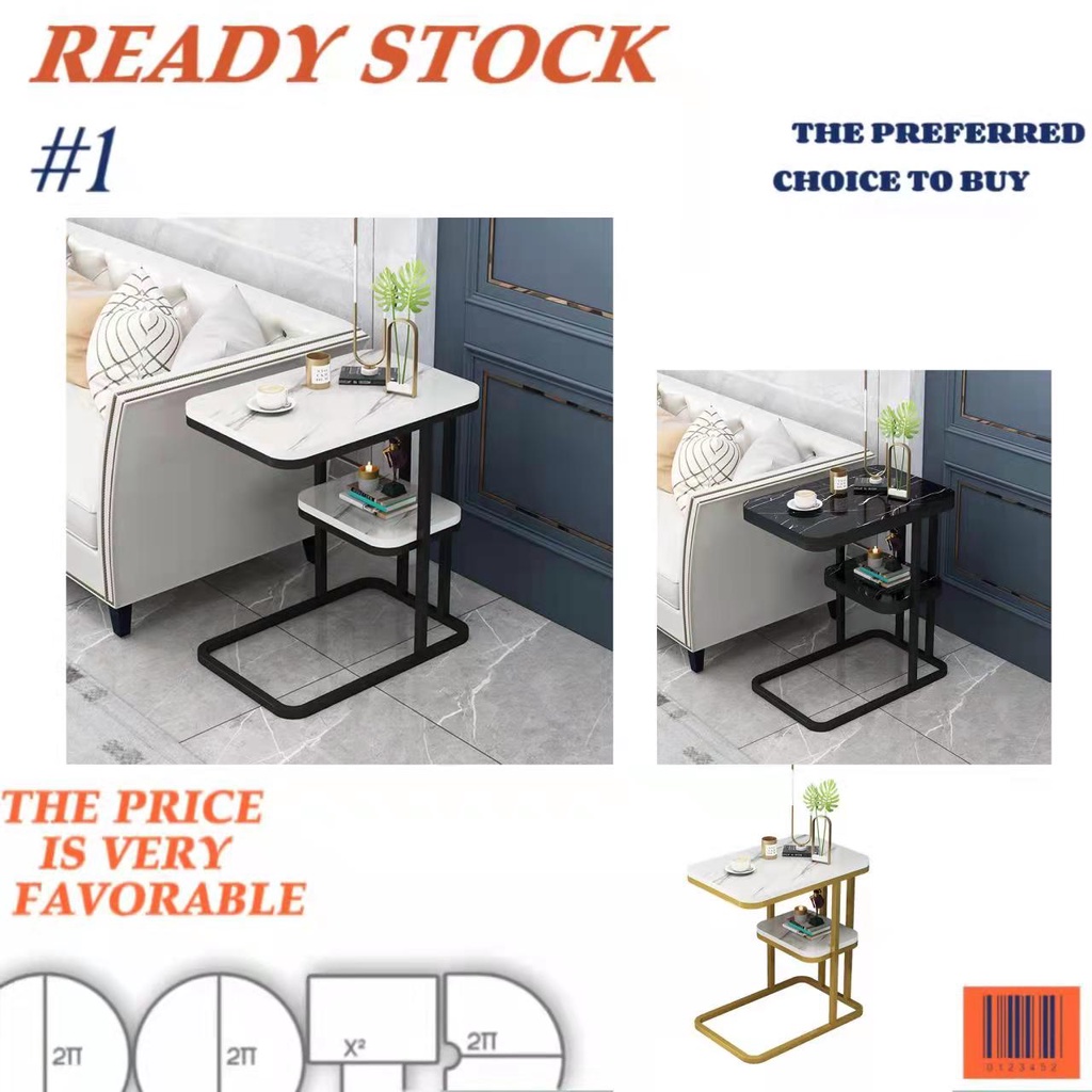 ️COD ️Ready Stock small talbe /sofa side /Wooden veneer table | Shopee ...