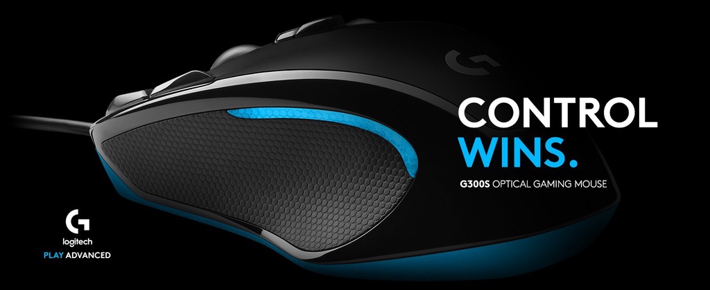 Logitech G300s Wired Gaming Mouse, 2,500 DPI, RGB, 9 Programmable ...