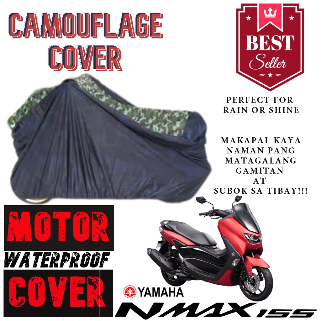 YAMAHA NMAX V1 / V2 Motorcycle Cover Camouflage Vision Army Motor Cover ...