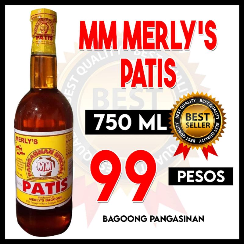 Authentic MM Pure Patis 750ML | Shopee Philippines