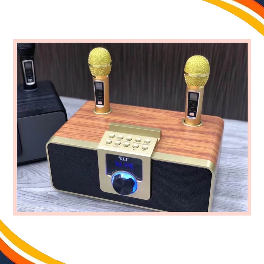 SDRD SD-306 Plus Wireless Bluetooth Dual Microphone Karaoke Portable 3D ...