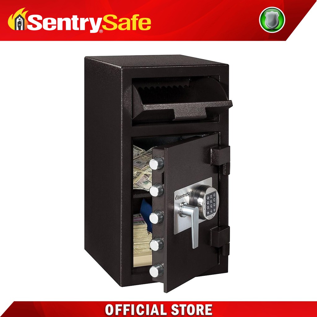 SENTRY SAFE DH-134E / DH-134KC Security Protection Medium Cash ...
