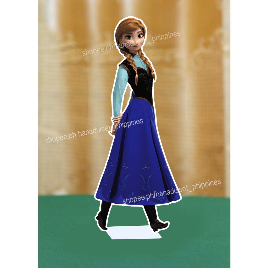 Anna Frozen ♥ Cake Toppers | Standees ♥ Disney Princess || 5 inches ...